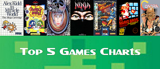 Top 5 Games Charts: November 1990 | AUSRETROGAMER