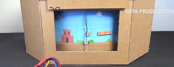 How to Make Super Mario Bros Using Cardboard | AUSRETROGAMER
