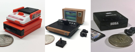 Mini 3D Printed Classic Consoles & Computers | AUSRETROGAMER