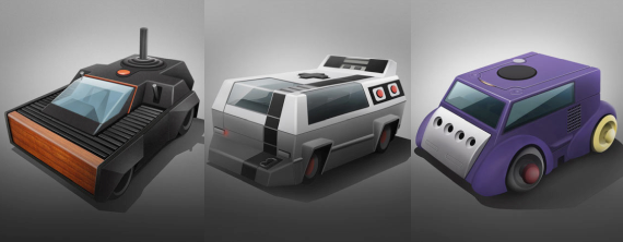 Classic Gaming Consoles Redesigned as Cars | AUSRETROGAMER