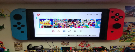The 65-inch Nintendo Switch TV | AUSRETROGAMER