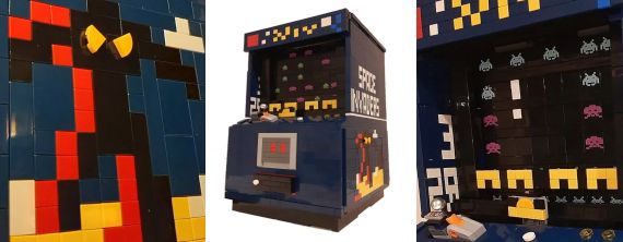 Lego Space Invaders Arcade Hdr Ausretrogamer