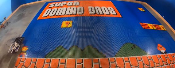 Colossal Super Mario Bros. Mural Created By a Robot