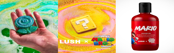 LUSH x The Super Mario Bros. Movie Bath Products | ARG