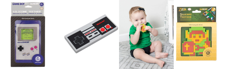 Nintendo Game Boy, NES & Zelda Teethers For Your Game Baby