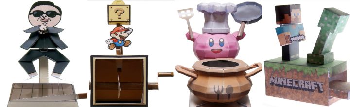 Philipp Stollenmayer’s Papercraft Figures are Awesome & Free!