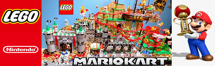 LEGO Mario Kart Roller Coaster | AUSRETROGAMER